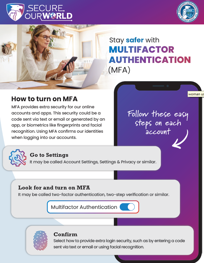 Oct 2024 Cyber Security Awareness- MFA | Computer Technologies