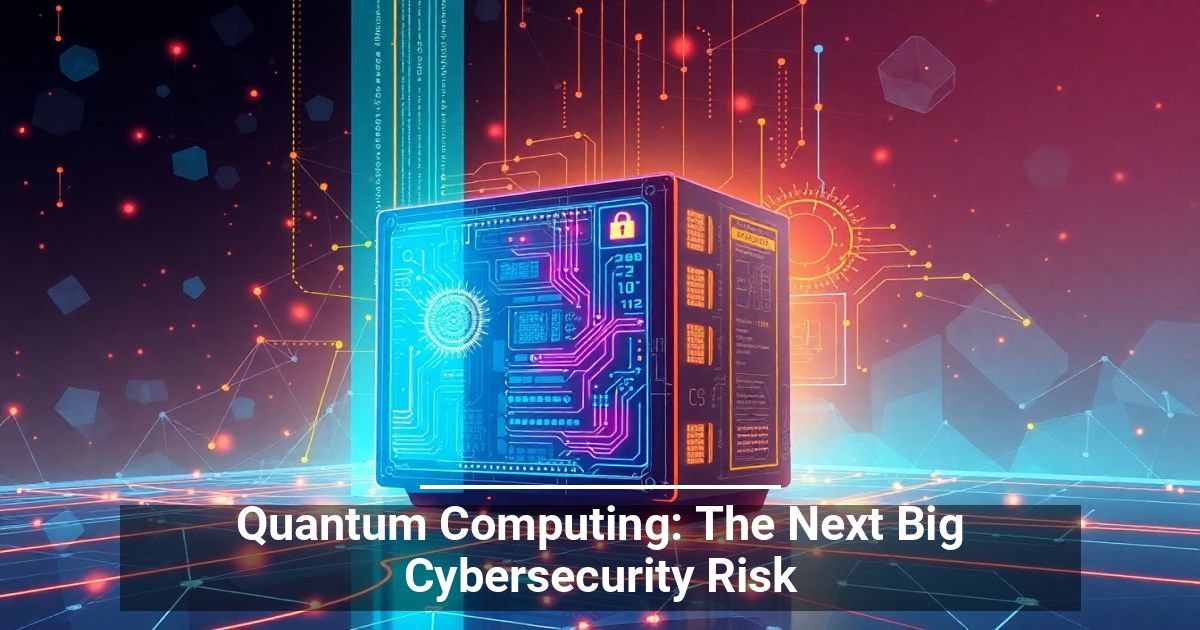 Quantum Computing: The Next Big Cybersecurity Risk | Computer Technologies